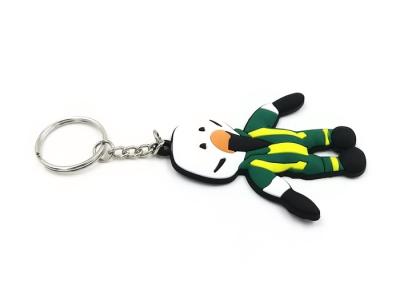 Cina la forma 3D variopinta progetta la pelle per il cliente di Keychains 80mmx50mmx4mm - amichevole in vendita