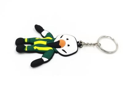 Cina la forma 3D variopinta progetta la pelle per il cliente di Keychains 80mmx50mmx4mm - amichevole in vendita