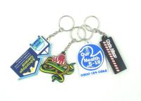 China Custom 3D Soft PVC Keychains Single or Double Sided Promotional Gift 5cm for sale
