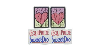 Ferro - sopra ha annunciato i distintivi ricamati, distintivi ricamati su ordine di forma quadrata