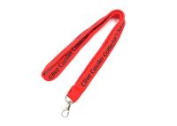 China Custom Breakaway Lanyards Flat Strap 45cm 90cm Polyester Promotional Advertising School Lanyards for sale