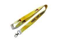 China Custom Red Dye Sublimated Polyester Lanyards 920x25mm for School Events for sale
