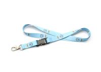 China Custom Red Dye Sublimated Polyester Lanyards 920x25mm for School Events for sale