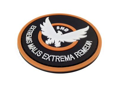 China Soft Rubber Military Patches Army Tactical Emblem Appliques OEM ODM for sale