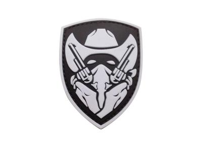 China Soft Rubber Military Patches Army Tactical Emblem Appliques OEM ODM for sale