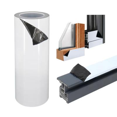 China PE Soft Blow Molding Protective Film for Doors and Windows Self-adhesive Customized Color for sale
