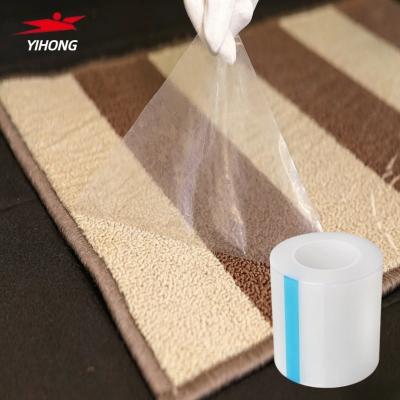 China Scratch Resistant Transparent Customizable Car Interior Temporary Protection PE Adhesive Automotive Carpet Protective Film for sale