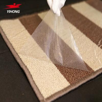 China Scratch Resistant Soft Translucent Blow Molding Car Interior Temporary Protection PE Adhesive Automotive Carpet Protective Film for sale