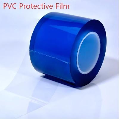 China Clear PVC Protective Film for Temporary Protection of Glass Metal Acrylic Plastic and Smooth Surfaces Against Scratches Dust Dirt and Damage for sale