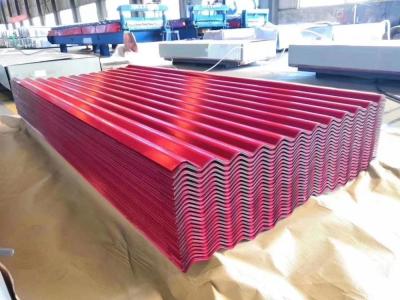 Cina Rivestimento di zinco 30-275 g/m2 Profilo ondulato a freddo PPGI Piastra di tetto in metallo in vendita