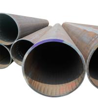 China Half Corrugated Pre Galvanized Round Carbon Pipe for Construction Industry for sale