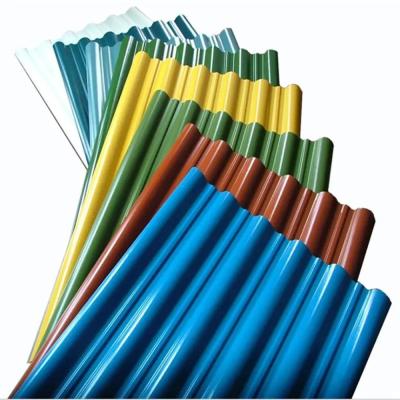 Cina GB Standard Aluminio Zinco Anticorrosione Galvanizzato 06mm fibra curva corrugata Ppgi Cimento Long Span Coil per piastrelle di plastica in vendita