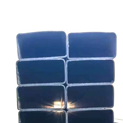 Cina S235JR Tubi di acciaio a carbonio rettangolare non deformi galvanizzati in vendita