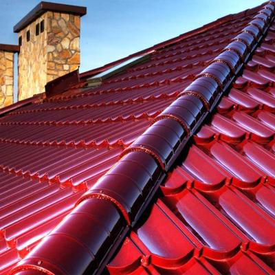 Cina 0.12-0.13MM Spessore Aluzinco impermeabile corrugato in fibra solare Cimento di copertura in vendita