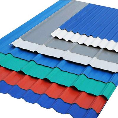 Cina 0.12-0.13MM Spessore Aluzinco impermeabile corrugato in fibra solare Cimento di copertura in vendita