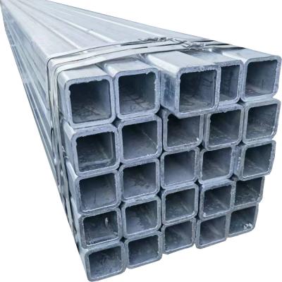 China Channel Steel Standard Sizes Galvanized Square Tube with Custom Finely Processed for sale