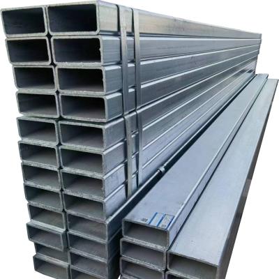 China Channel Steel Standard Sizes Galvanized Square Tube with Custom Finely Processed for sale