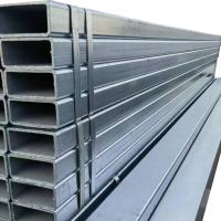China Structural Sections Galvanized Carbon Rectangular Steel Tube with Finely Processed U-Bar for sale