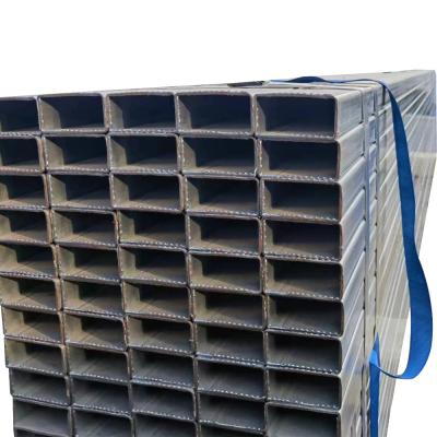 China Structural Sections Galvanized Carbon Rectangular Steel Tube with Finely Processed U-Bar for sale