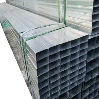 China Structural Sections Galvanized Carbon Rectangular Steel Tube with Finely Processed U-Bar for sale