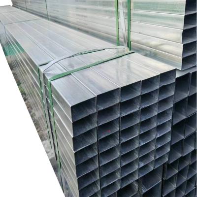 China Structural Sections Galvanized Carbon Rectangular Steel Tube with Finely Processed U-Bar for sale