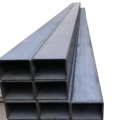 China Q235 Square Metal Annealed Mild Rectangular Steel Channels U-Bar Galvanized Square Tube for sale