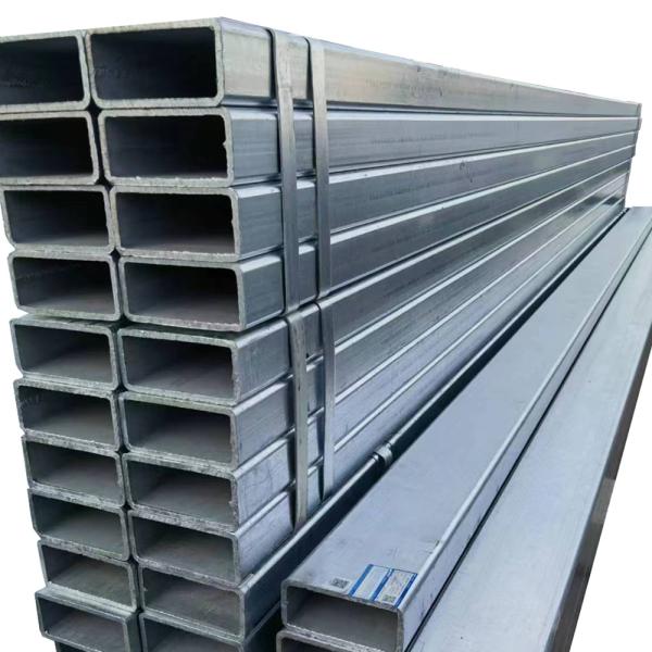 Quality 70mm Square Pipe Schedule 40 Welded Steel Channels U-Bar Galvanized Square Tube for sale