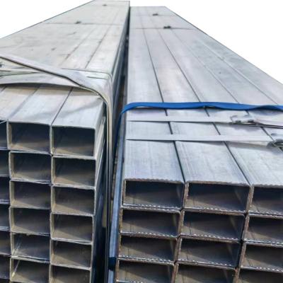 Cina tubo quadrato galvanizzato 4x4 pollici canale di approvvigionamento di acciaio acciaio dimensioni standard certificato BIS in vendita