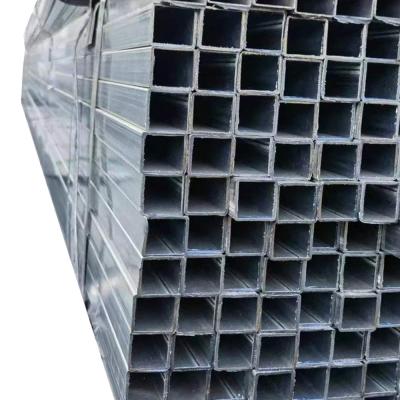 Cina tubo quadrato galvanizzato 4x4 pollici canale di approvvigionamento di acciaio acciaio dimensioni standard certificato BIS in vendita