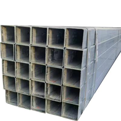 China Galvanized Steel Square Pipe Thickness 0.5mm-25mm Channel Steel Standard Sizes for sale