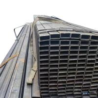 China Black Hollow Section Rectangular Finely Processed Channels U-Bar Galvanized Square Tube for sale