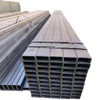 China Black Hollow Section Rectangular Finely Processed Channels U-Bar Galvanized Square Tube for sale