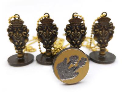 China Korean Handle Wax Seal Metal Stamp for sale
