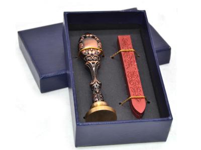 China Classical Old Sealing Wax And Wax Seal Stamp Kits & Gift Sets for sale