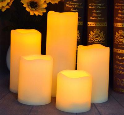 China 5pcs Waterproof Remote Control LED Outdoors Candles Night Lamp for Wedding Birthday Party Christmas Home Decor for sale