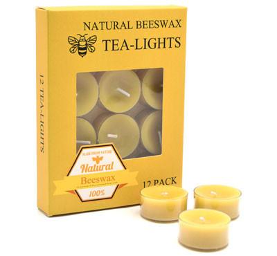 China Wholesale Organic Beeswax Tealight Candles for sale