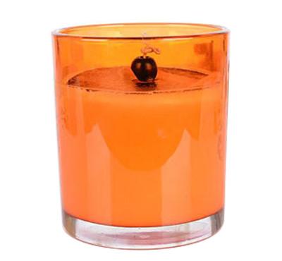 China Hot Sale Tropical Style Aromatherapy Colored Glass Jar Soy Wax Candles for sale