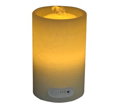 China Flat Top Flameless Candle Fountain With Timer Button for sale