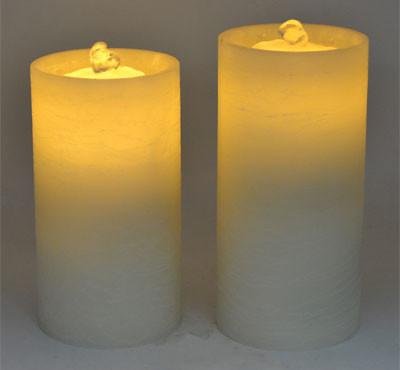 China Rechargeable Flat Top Flameless Candle Fountain With Remote Control for sale