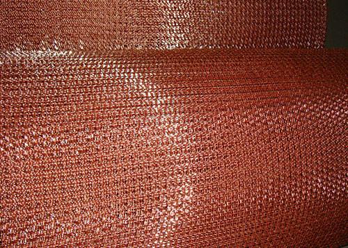 EMI/EMF/RF shielding red copper wire mesh