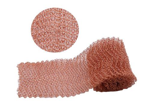Stainless steel copper wire knitted mesh fabric