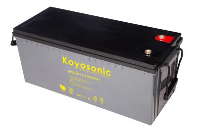 Cina Koyosonic ha sigillato la pila secondaria solare della batteria 12v 200ah del gel in vendita