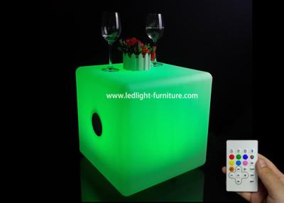 China Multi Colors Led Bluetooth Speaker , Lighted Cube Wireless Bluetooth Speaker 50*50*50 Cm for sale
