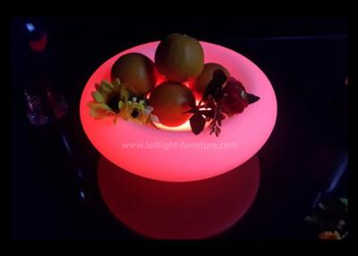 China Plastic RGB LED Fruit Light Up Cocktail Trays For Party Event Decoration for sale