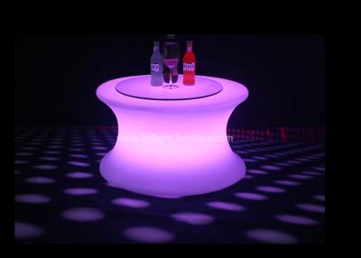 China RGB Colors Changing Light Up Coffee Table With Interchangeable And Remote Control for sale