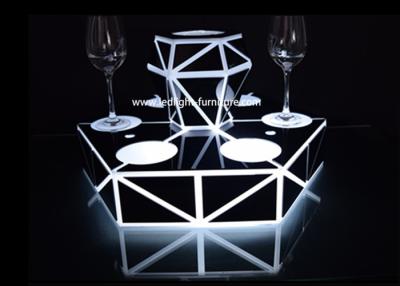 China Battery Powered LED Light Up Bar Shelf Liquor Bottle Display With Acrylic Material for sale