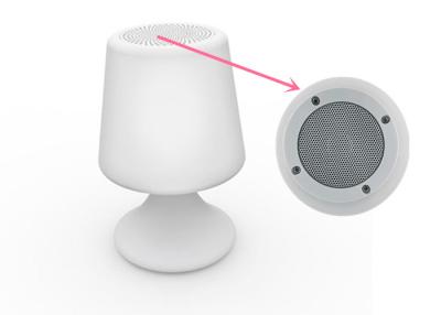 China Table Lamp Type Led Bluetooth Speaker White Case With Remote Control for sale