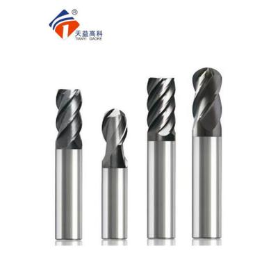 China Various Types Coated Cnc Cutting Tools Carbide End Mills With 4 Flutes for sale