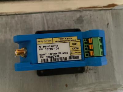 China Bently Nevada 18745-04 Proximitor sensor met miniatuur coaxiale ClickLoc Te koop