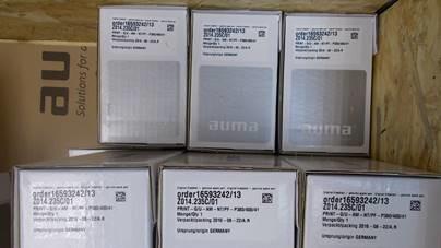 Pannello di controllo dell'attuatore AUMA